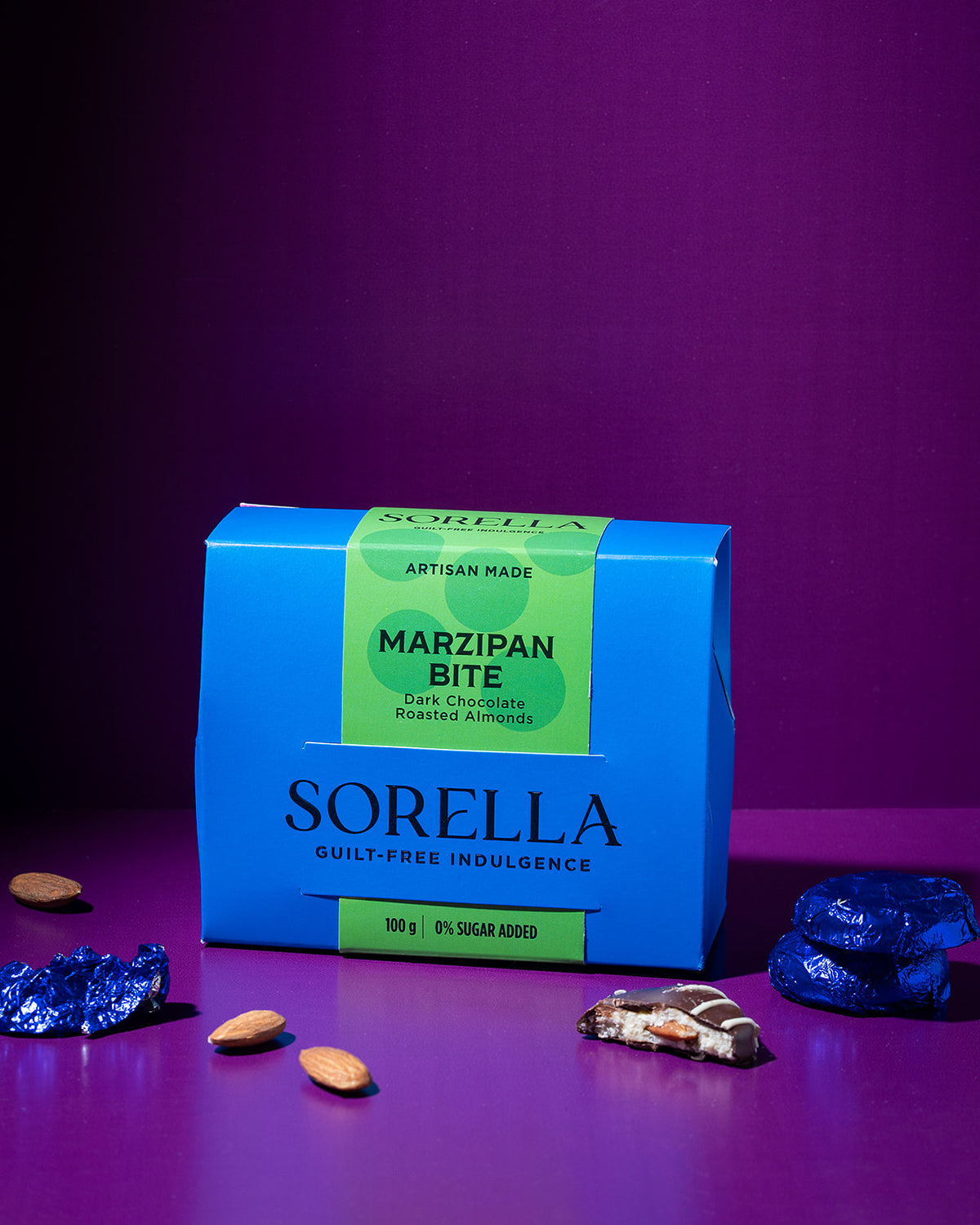 Marzipan Bite - Dark Chocolate Roasted Almonds – Sorella Indulgence